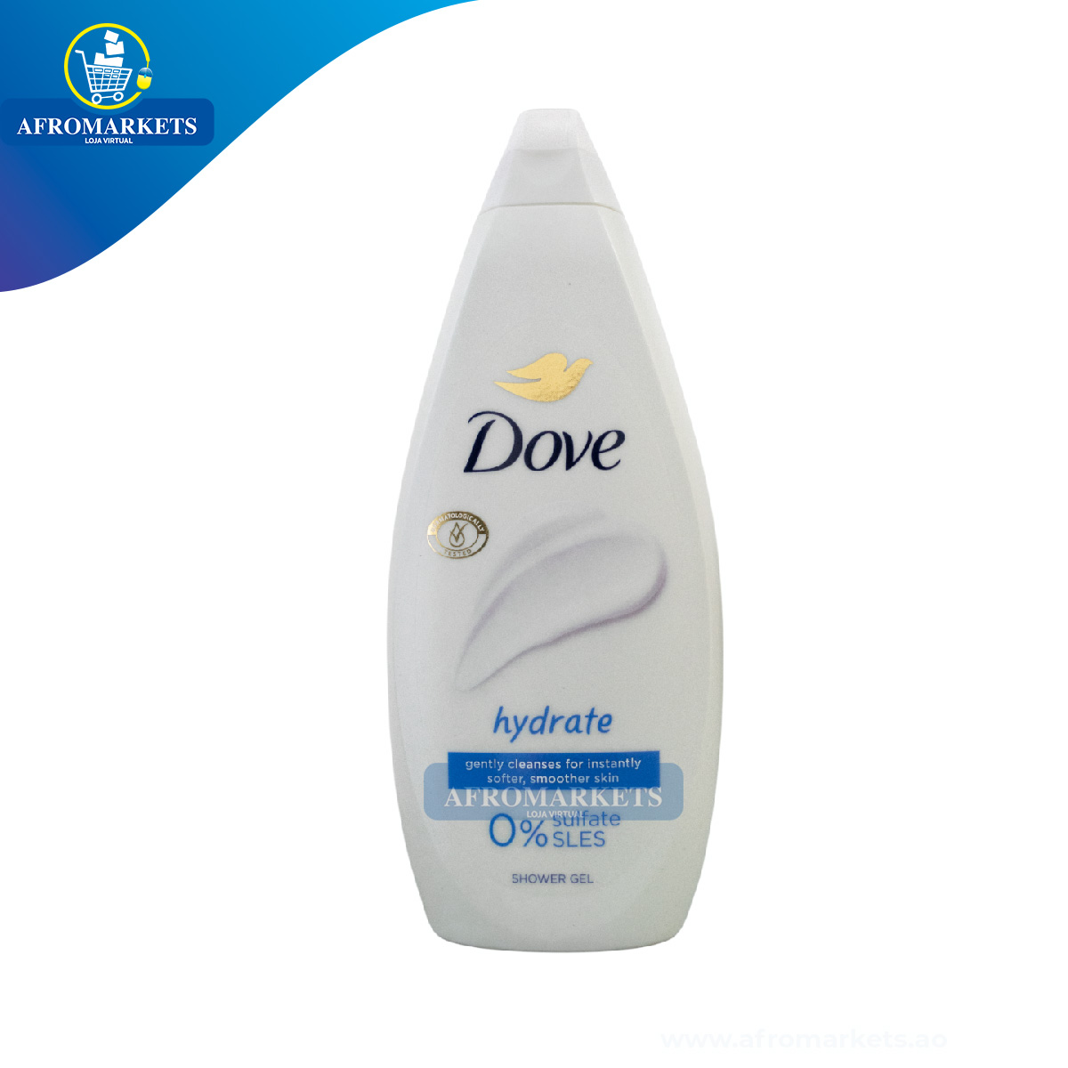 Gel de Banho Dove, Hydrate, 720ml - Afromarkets